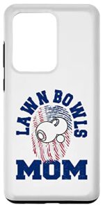 galaxy s20 ultra american flag fingerprint patriotic sports lawn bowls mom case