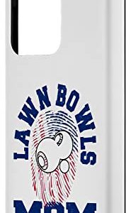 Galaxy S20 Ultra American Flag Fingerprint Patriotic Sports Lawn Bowls Mom Case