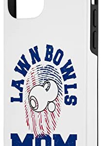 iPhone 12 mini American Flag Fingerprint Patriotic Sports Lawn Bowls Mom Case