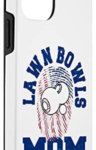 iPhone 12 mini American Flag Fingerprint Patriotic Sports Lawn Bowls Mom Case