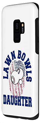 Galaxy S9 American Flag Fingerprint Patriotic Lawn Bowls Daughter Case