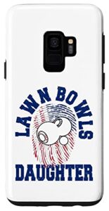 galaxy s9 american flag fingerprint patriotic lawn bowls daughter case