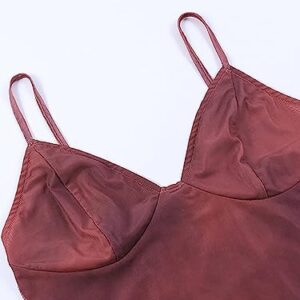 Camisole for Women Y2K Crop Top Sexy Spaghetti Strap Sleeveless Cami Top Halter Top Backless Sexy Summer Tops for Women A Red