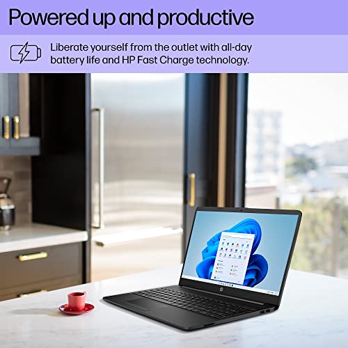 HP 2023 Newest Laptop, 15.6 Inch Display, Intel Pentium Quad-Core Processor, 16GB RAM, 512GB SSD, Intel UHD Graphics, Wi-Fi, Bluetooth, HDMI, Webcam, Windows 11 Home, Black