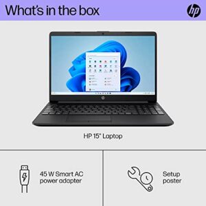 HP 2023 Newest Laptop, 15.6 Inch Display, Intel Pentium Quad-Core Processor, 16GB RAM, 512GB SSD, Intel UHD Graphics, Wi-Fi, Bluetooth, HDMI, Webcam, Windows 11 Home, Black