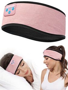 sleepbeauty sleep-headphones-wireless-bluetooth-headband - comfy sleeping eye mask headphones headset, sport headband earbuds electronics tech gadgets christmas birthday gifts for women men running