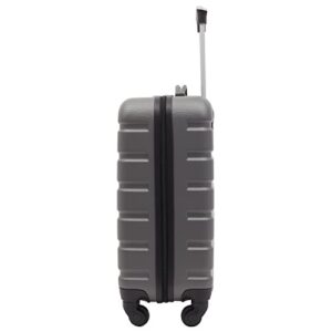 Travelers Club Harper Luggage, Charcoal, 2 Piece Set