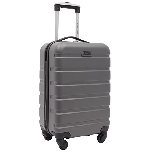 Travelers Club Harper Luggage, Charcoal, 2 Piece Set