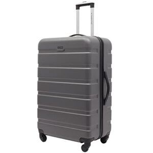 Travelers Club Harper Luggage, Charcoal, 2 Piece Set