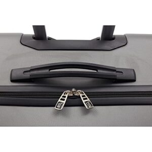 Travelers Club Harper Luggage, Charcoal, 2 Piece Set