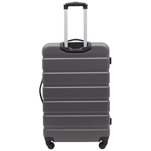 Travelers Club Harper Luggage, Charcoal, 2 Piece Set