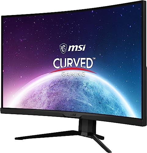 MSI MAG325CQRF QD, 31.5" Gaming Monitor, 2560 x 1440 (QHD) Rapid VA with Quantum Dot, 1 ms, 170Hz, FreeSync Premium, HDR Ready, 1000R, HDMI, DisplayPort, Tilt and Height Adjustable.