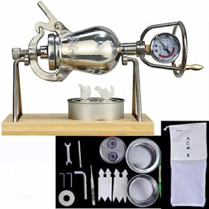 304 stainless steel popcorn machine, mini popcorn machine,hand popcorn machine,home small high pressure popcorn maker machine for family gathering party fun