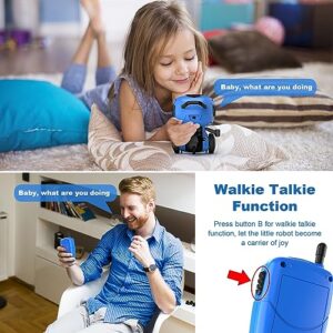 Dandist Robot Toys for Boys & Girls, Remote Control Robot for Kids, Auto-Demonstration, Talkie, and Programming Functions, Flexible Arms, Dance, Music, Big Eyes Toys for Boys 4-6 8-12