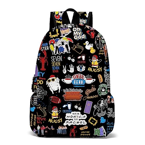 Eiajazet Anime Backpack Movie Bag Travel Hiking Daypack 17Inch Lightweight Backpack Perfect Gifts for Fans Men Women