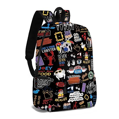 Eiajazet Anime Backpack Movie Bag Travel Hiking Daypack 17Inch Lightweight Backpack Perfect Gifts for Fans Men Women