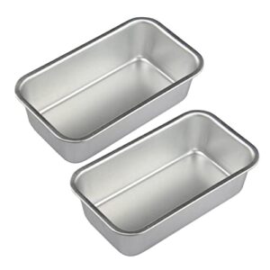 upkoch 2pcs banana suit non stick baking sheet mini loaf pans with lids loaf baking tray baking pan french bread household baking plate kitchen supplies cake baking tray non stick pan set