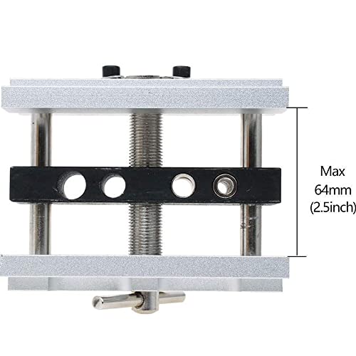 Singring Self Centering Dowel Jig Kit Doweling Jig Drill Guide Locator for Straight Holes Biscuit Joiner Woodworking Tool Adjustable Width (Sliver)