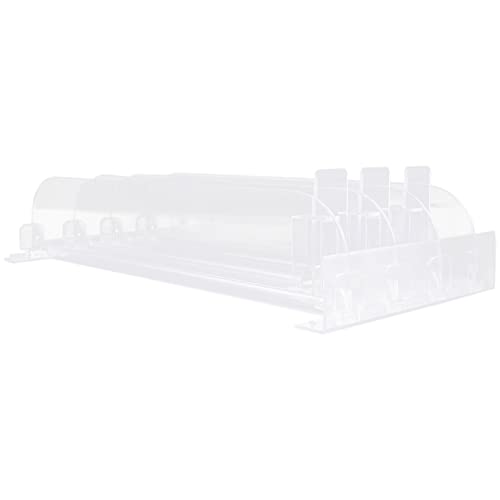 Pusher Tray Rack 3pcs Drink Organizer for Fridge Soda Can Organizer Refrigerator- Drinking Showcase Pushers Tray Rack for Supermarket 30cm