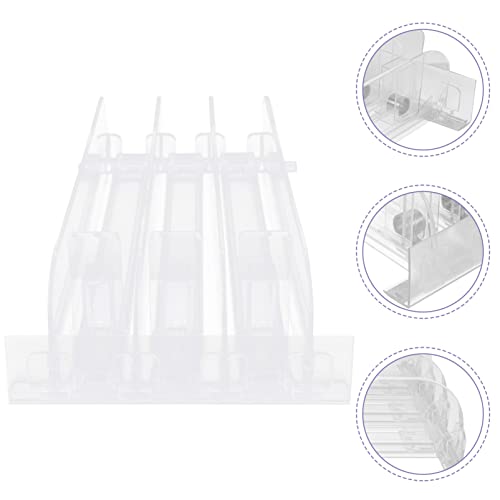 Pusher Tray Rack 3pcs Drink Organizer for Fridge Soda Can Organizer Refrigerator- Drinking Showcase Pushers Tray Rack for Supermarket 30cm