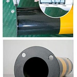 Driveway Bollards Features Reflective Tape,Car Park Driveway Guard Saver,Space Saver,Easy Installation Private Car Parking Space Lock