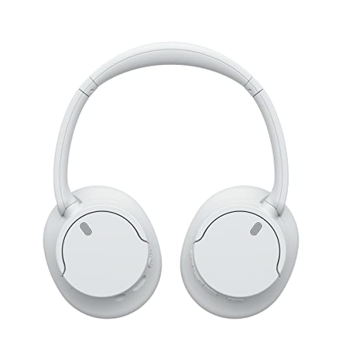 Sony WH-CH720N Noise Canceling Wireless Headphones Bluetooth Over The Ear Headset with Microphone and Alexa Built-in, White New (Renewed)