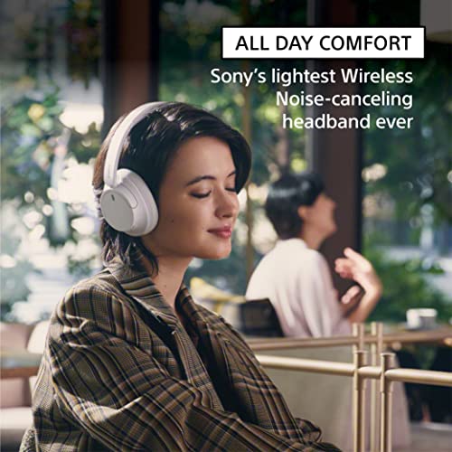 Sony WH-CH720N Noise Canceling Wireless Headphones Bluetooth Over The Ear Headset with Microphone and Alexa Built-in, White New (Renewed)