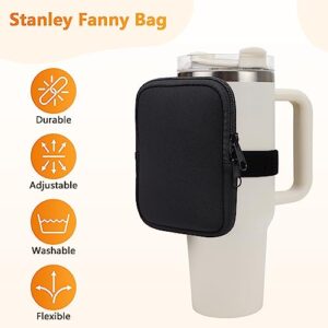 Water Bottle Pouch for Stanley Cup, Pouch for Quencher Adventure 40oz & Stanley IceFlow, Gym Water Bottle Bag for Stanley cup 40oz, Travel Tumbler Mug Pouch Compatible With Stanley, Simple Modern.