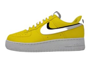 nike air force 1 '07 lv8 mens basketball shoes, tour yellow/sail-black, 12 m us