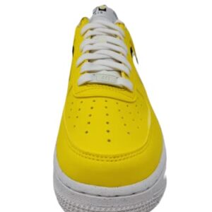 Nike Air Force 1 '07 Lv8 Mens Basketball Shoes, Tour Yellow/Sail-Black, 12 M US