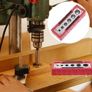 iplusmile Woodworking Hole Locators Pocket Hole Jigs Kit Woodworking Doweling Jigs Set Positioning Punch Tools Positioner Locators Tool Drilling Guide Kit for Puncher Carpentry Woodwork