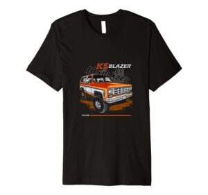 1973-79 k5 blazer square body 4x4 round eye premium t-shirt