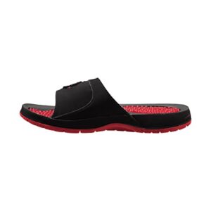 Nike Men's Jordan Hydro 8 Retro Slides, Black/Red/White/Maize, 9