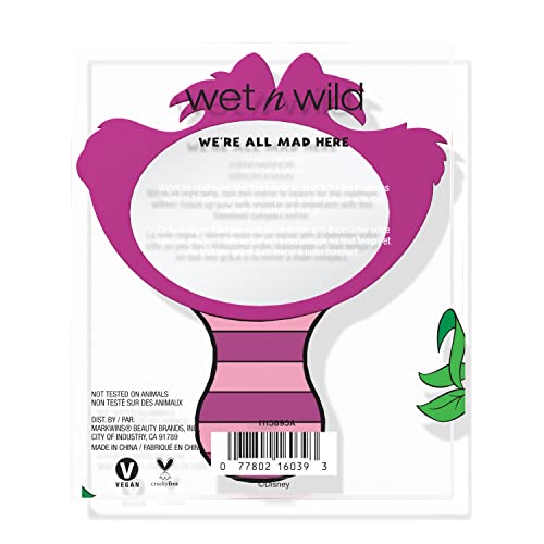 Wet N Wild We'Re All Mad Here Hand Mirror Alice In Wonderland Collection