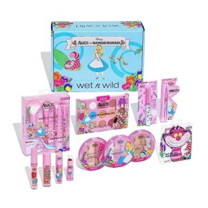 wet n wild alice in wonderland limited edition pr box - makeup set with brushes, palettes & curious colors