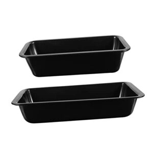 upkoch 2pcs toast box bakeware popsicles molds french bread pan aluminum baking pans pan bakeware cupcake baking pan loaf bakeware cake pan non-stick bread pan kitchen non-stick bread pan