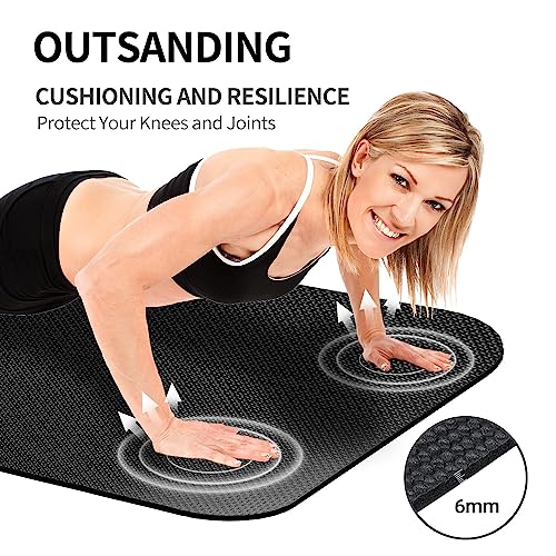 Exercise Equipment Mat,Treadmill Mat, Exercise Bike Trainer Mat, Fitness Home Gym Mat, Elliptical Mat,Spin Bike Mat,Small And Large Exercise Mat,Workout Pads For Floor,Workout Matt For home Gym Carpet