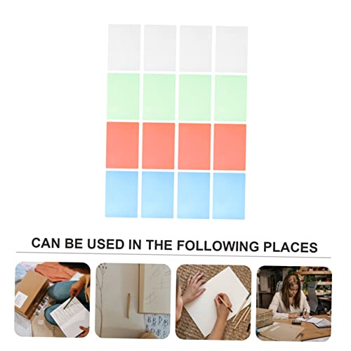 16pcs Translucent Reading Strip Writing Board Home Tools Bookmarks for Bulk PVC Exam Mats Dyslexia Tools for Dyslexia Reading Strips PVC Exam Plates Translucent Bookmarks