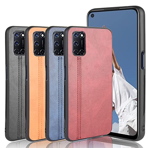 Phone Case for Oppo A52/OPPO A72, Case for Oppo A52/OPPO A72 Cow-Like PU Leather Style Protector Cover, Non-Slip Shockproof Cover for Oppo A52/OPPO A72 Case