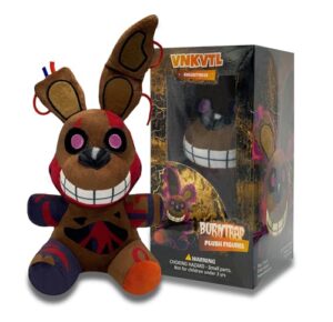 vnkvtl burntrap plush birthday gift for kids, spring trap plush with soft and comfortable cotton, décor plushtrap plush, burntrap for all ages, 7 inch game plush.