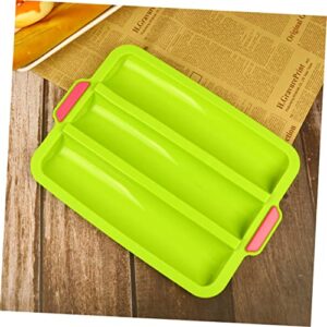 UPKOCH Cookie Cutters Muffin Top Pans for Baking Soap Silicone Molds Mini Pan Silicone Cake Mould Bread Form Pan Bread Stick Baking Mould Kitchen Baking Tool Toast Tray Baking Mold Jelly