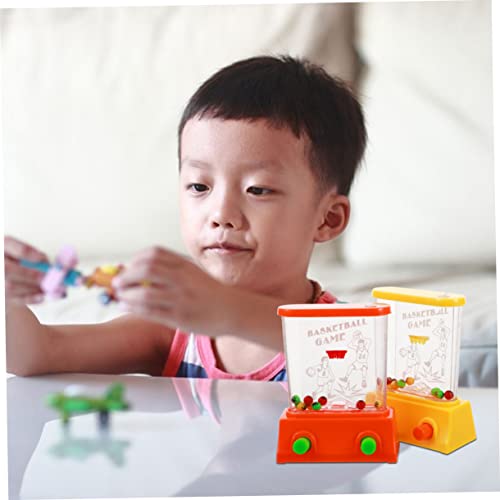 SAFIGLE 4pcs Waterplane Mini Arcade Machine Mini Toys Mini Game Consoles Water Handheld Games Kids Robot Toys Ring Toss Water Ring Toss Toys Decompression Toy Children Toy Child