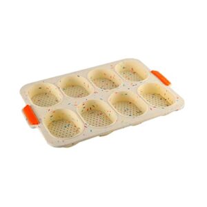 upkoch 1pc roll non stick baking sheet mini muffins silicone cake pan oven baking cupcake pan muffin bakeware pan silicone bread mold diy baking molds silicone cake baking mold brownie