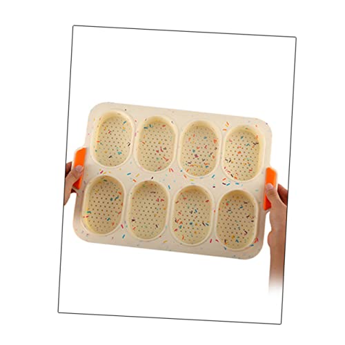 UPKOCH 1pc Roll Non Stick Baking Sheet Mini Muffins Silicone Cake Pan Oven Baking Cupcake Pan Muffin Bakeware Pan Silicone Bread Mold DIY Baking Molds Silicone Cake Baking Mold Brownie