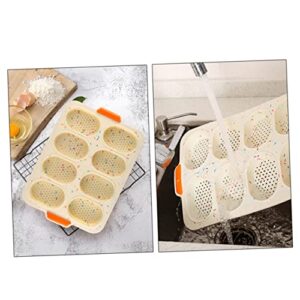 UPKOCH 1pc Roll Non Stick Baking Sheet Mini Muffins Silicone Cake Pan Oven Baking Cupcake Pan Muffin Bakeware Pan Silicone Bread Mold DIY Baking Molds Silicone Cake Baking Mold Brownie