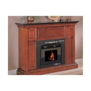 CROWN FIRE Fireplaces,Electric Fireplace, Wall Fireplace Electric with Remote Control, Realistic Log and Crackling Sound, Overheating Protection and Timer.