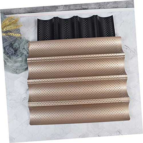 French Bread 1pc Italian Bread French Bread Loaf Baking Sheets for Oven Nonstick Set Toast Cooking Bakers Perforated Pan Hot Dog Bun -proof Pad Non-stick Grill - Baking Sheet