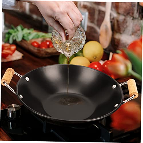 TIDTALEO Stainless Steel Griddle Korean Cookware Stainless Steel Stock Pot Metal Cooking Utensils Outdoor Stainless Steel Paella Pan Electric Skillets Nonstick with Lids Household Hot Pot