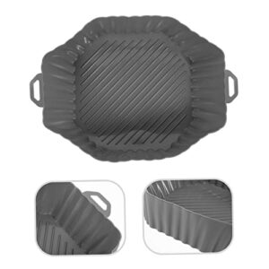 Silicone Bowl Air Fryer Tray Square Tray Round Silicone Mat Silicone Baking Pad Air Fryer Tray for Oven Kitchen Cooking Mat Square Silicone Liner Reusable Baking Liner Tool