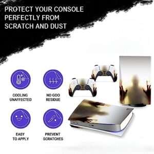 Decal Skin for Ps5,Whole Body Vinyl Sticker Cover Console and Controller Vinyl Sticker, Durable, Scratch Resistant, Bubble-Free,Compatible for Play-Station 5 (PS5 Digital Edition, 14)